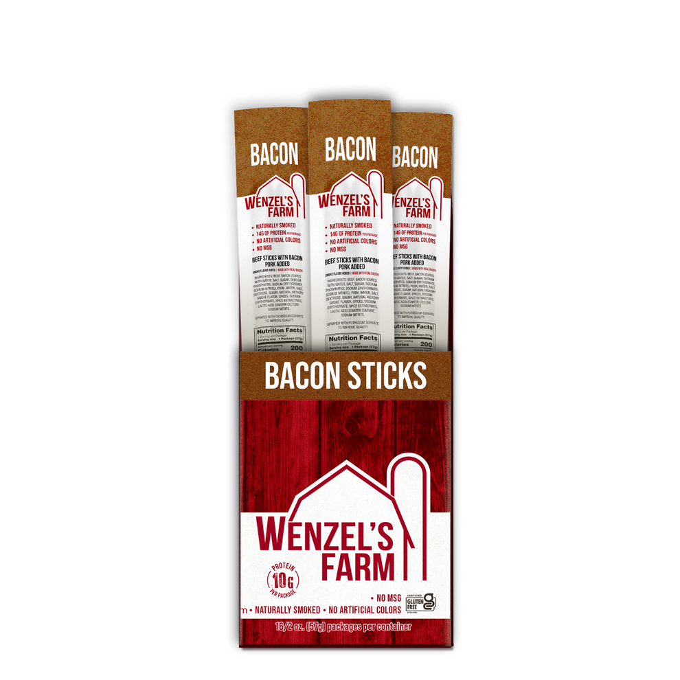 Beef with Bacon Sticks – Wenzel's Farm