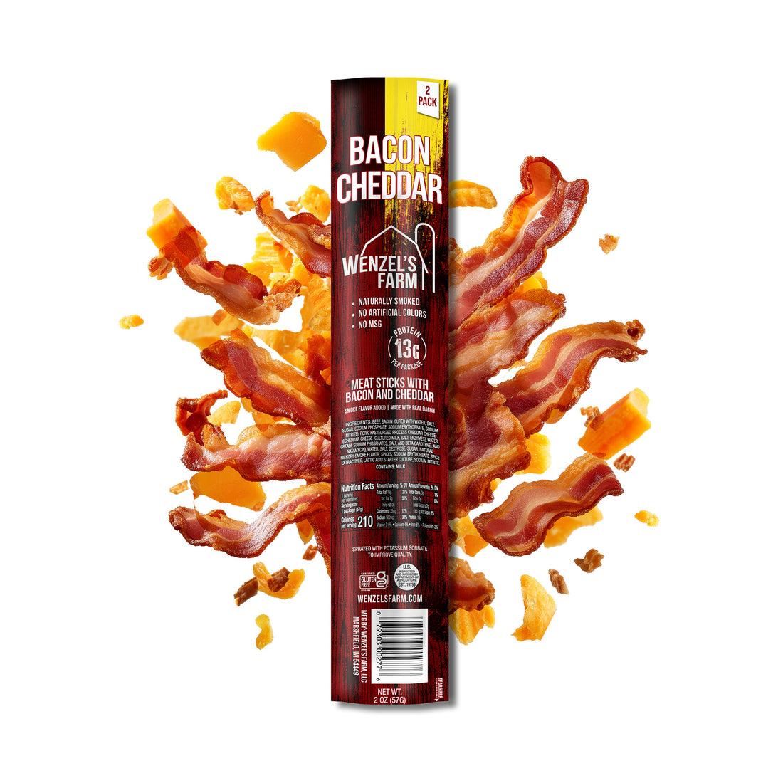 Bacon Cheddar Sticks – Wenzel's Farm