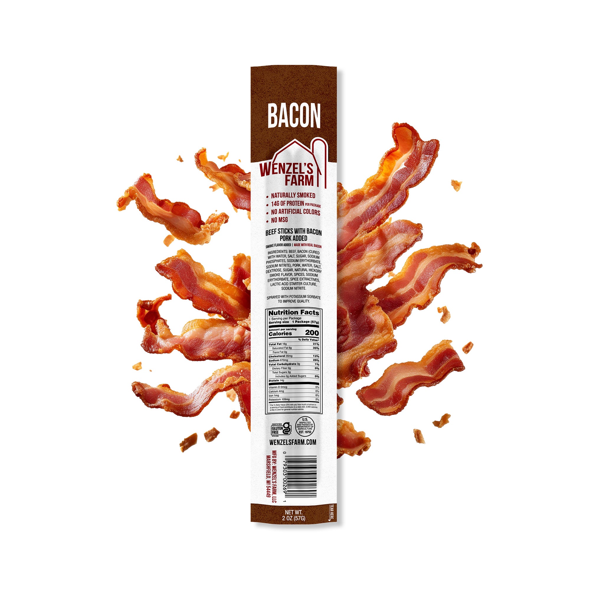 Beef with Bacon Sticks – Wenzel's Farm