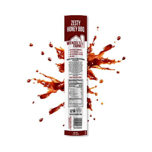 Zesty Honey BBQ Sticks – Wenzel's Farm