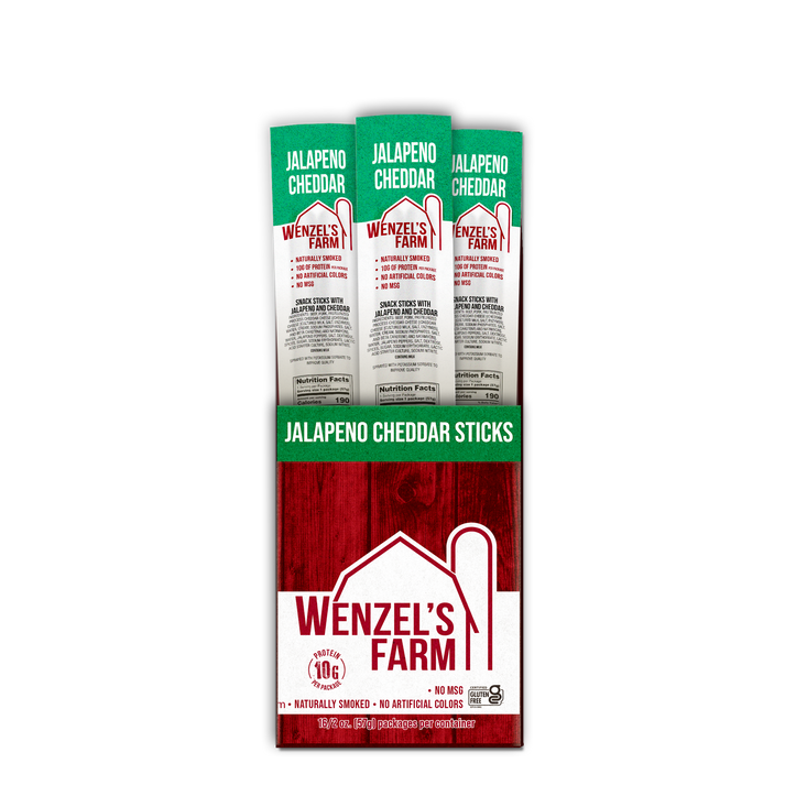 Jalapeno Cheddar Sticks – Wenzel's Farm